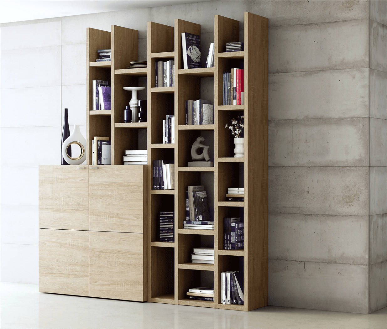 Wandkasten zijn praktisch en helemaal in