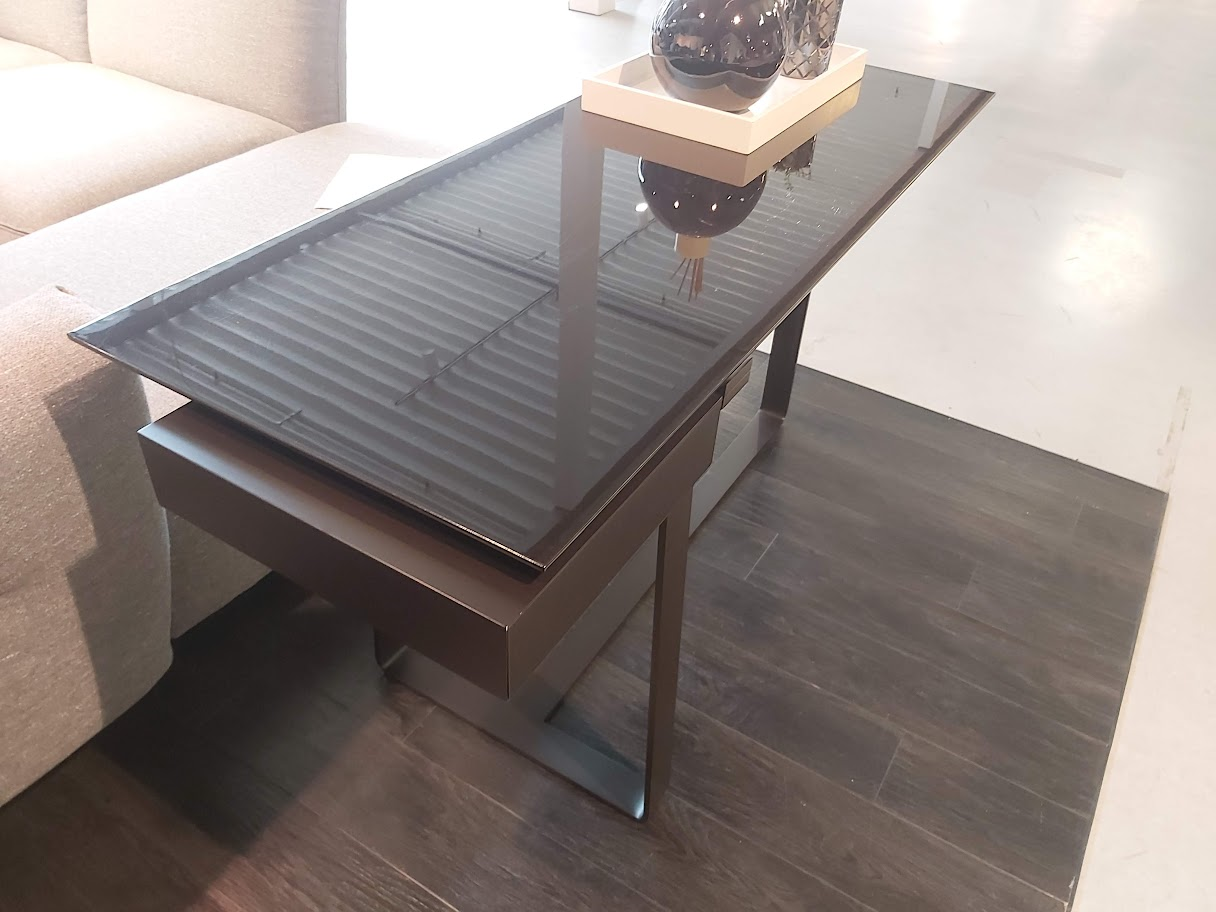 Console Omega Glossy Coffee Natuzzi Italia Toonzaalmodel - Meubelen ...