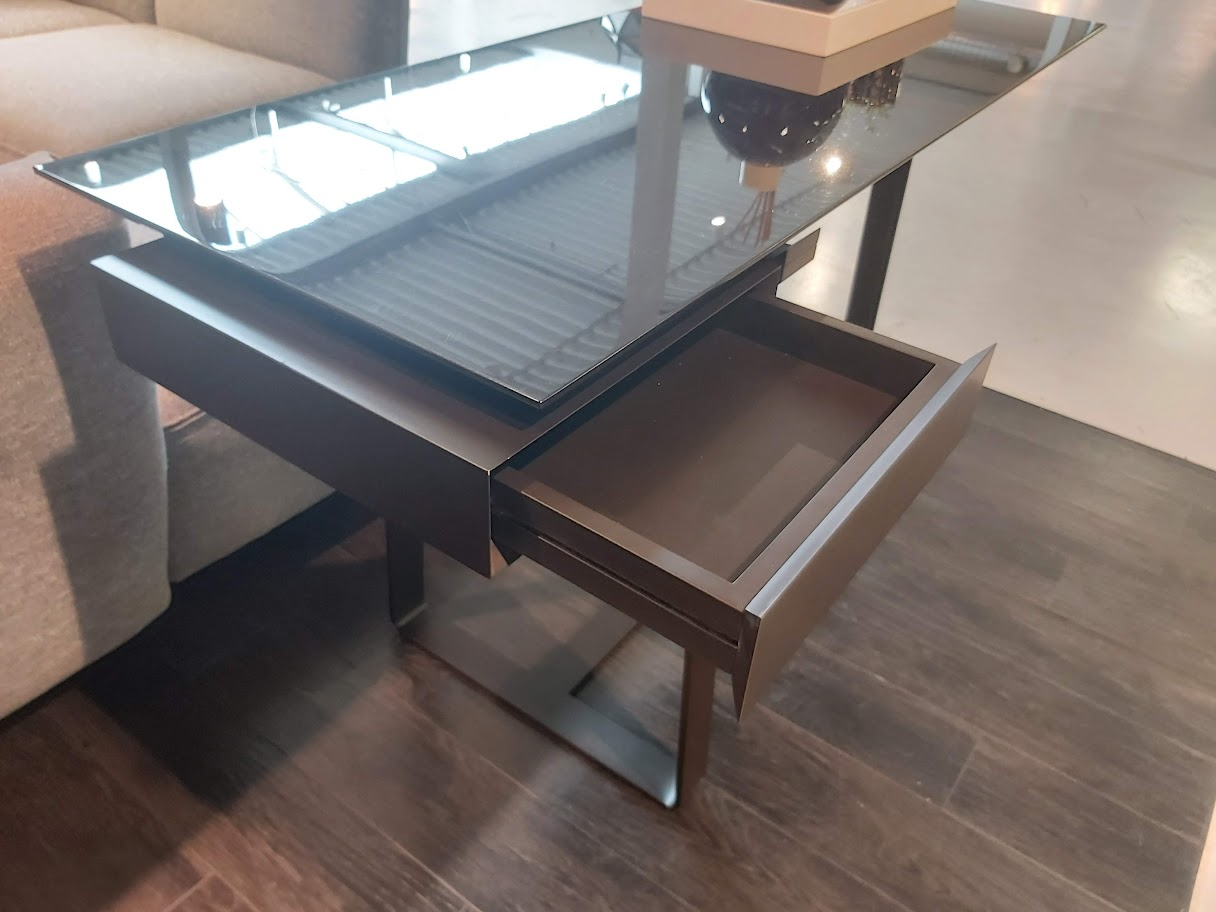 Console Omega Glossy Coffee Natuzzi Italia Toonzaalmodel - Meubelen ...
