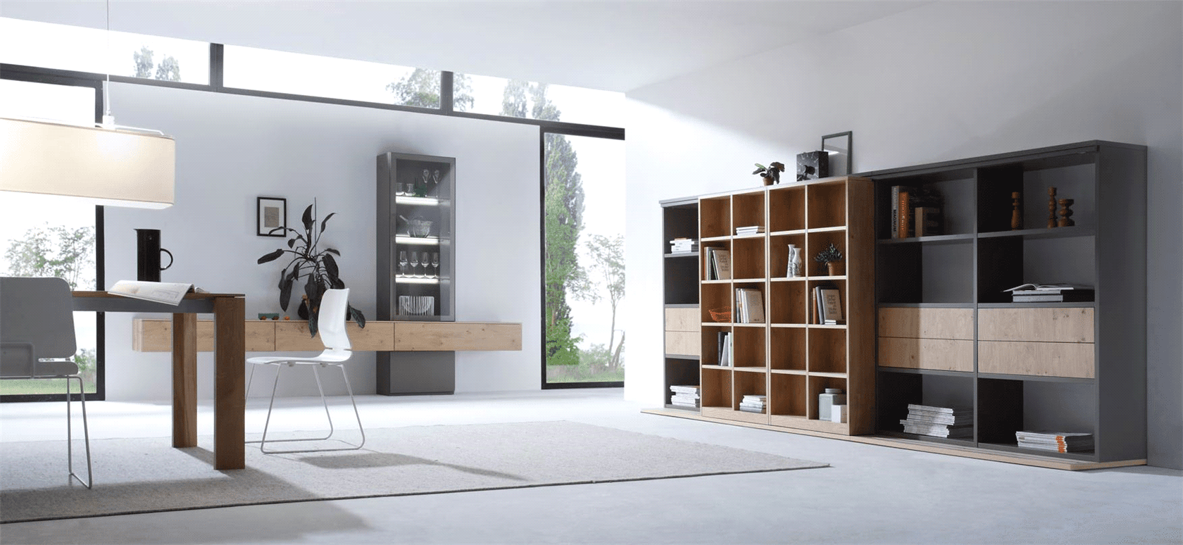 Wandkasten zijn praktisch en helemaal in