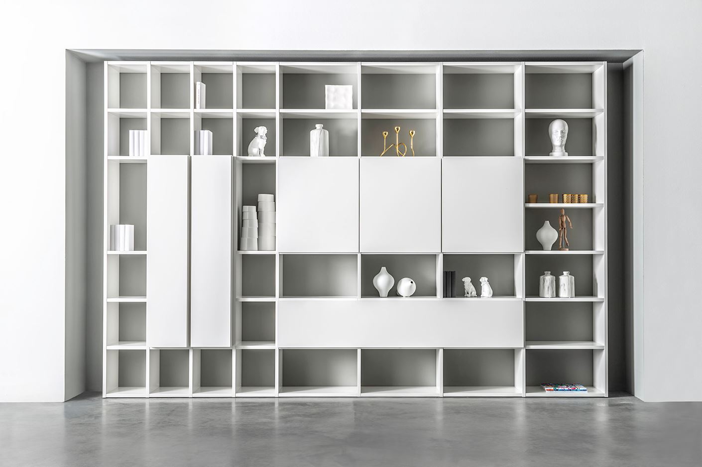 Wandkasten zijn praktisch en helemaal in