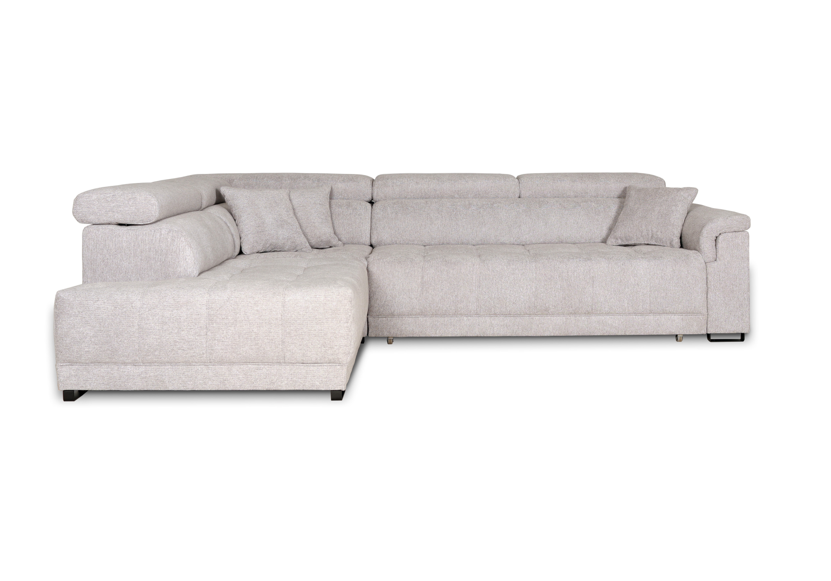 Hoekzetel Bento 3 zit hoek ottoman links - Meubelen Jonckheere