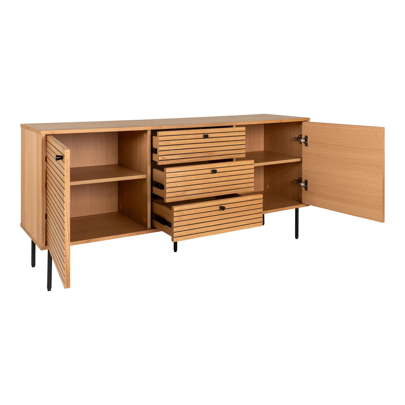 Dressoir Kyoto eik fineer 150cm - Meubelen Jonckheere